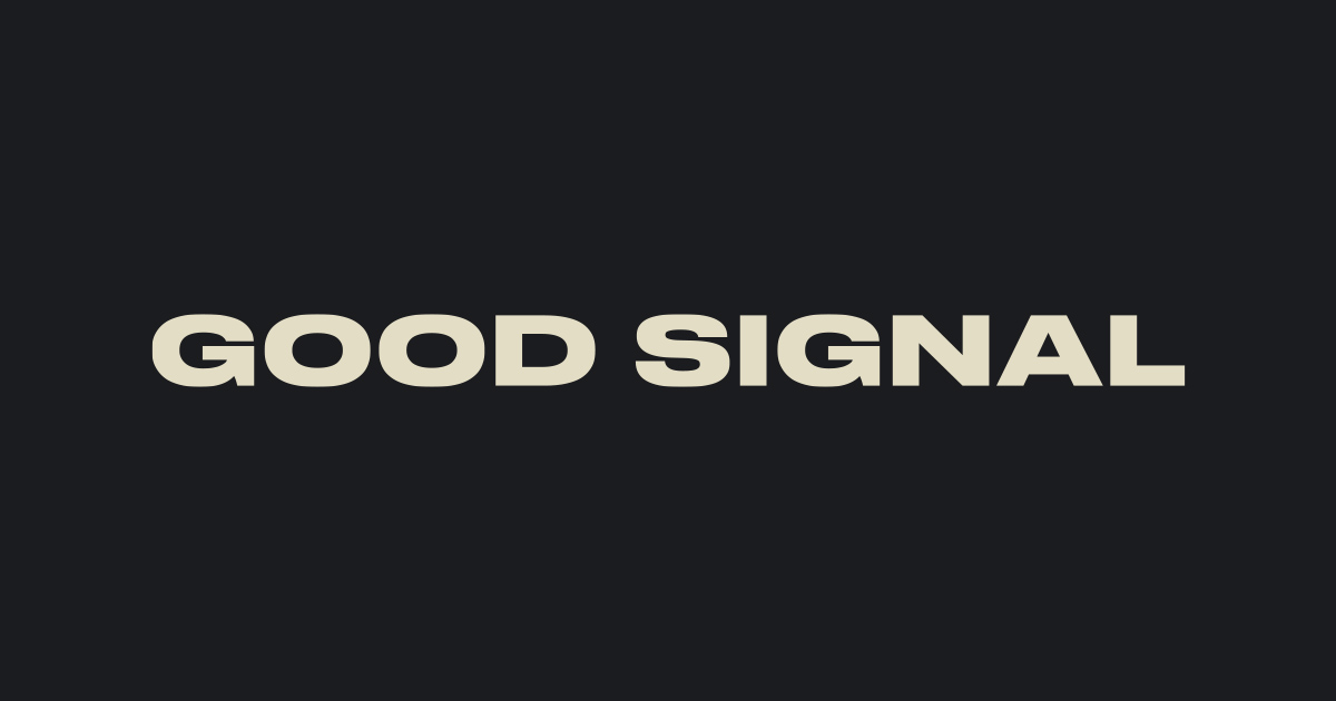 Good Signal – Good times for good causes.